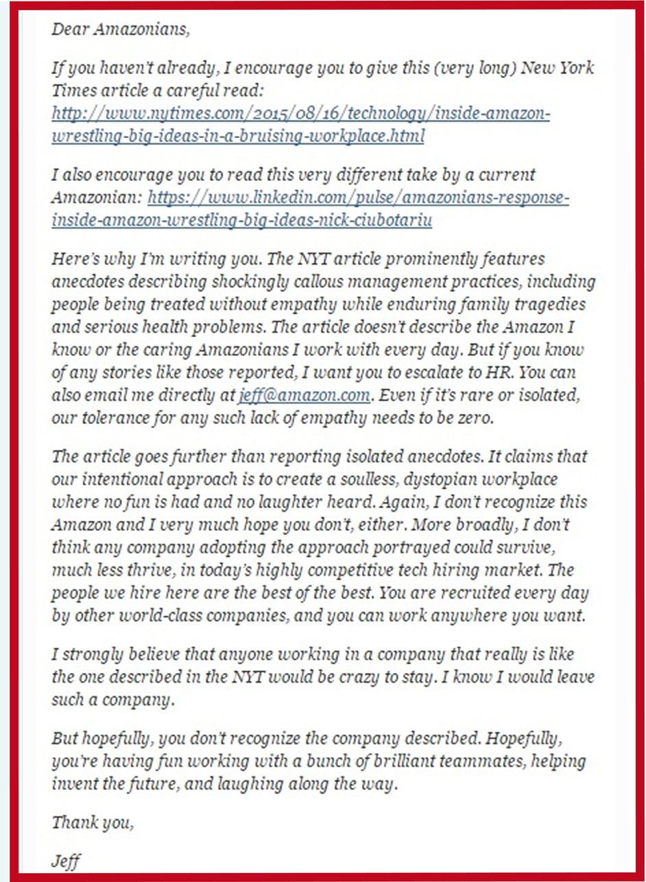 Liderazgo y Comunicación van de la mano, los tips de Jeff Bezos ...